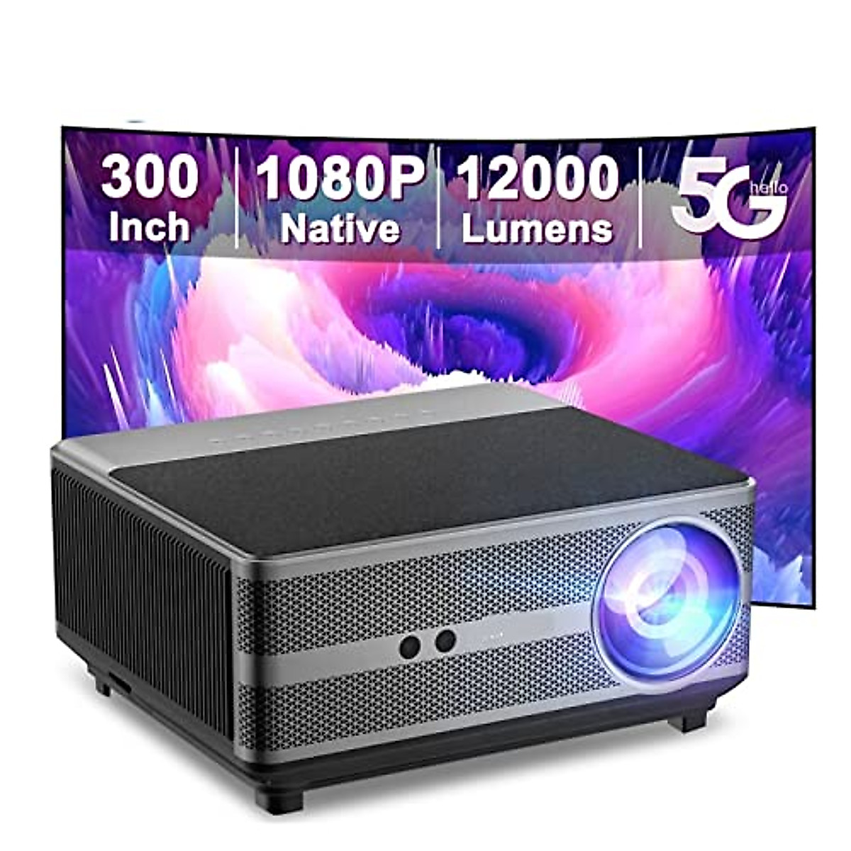Full HD 1080P Projector TD98 WiFi LED 2K 4K Video Movie Smart TD98W Android Projector PK DLP Home Theater Cinema Beamer