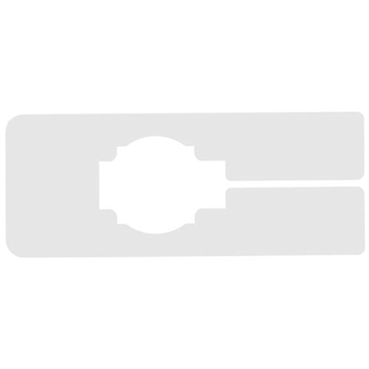 80 Blank Rectangular Size Dividers for Retail Clothing Rack