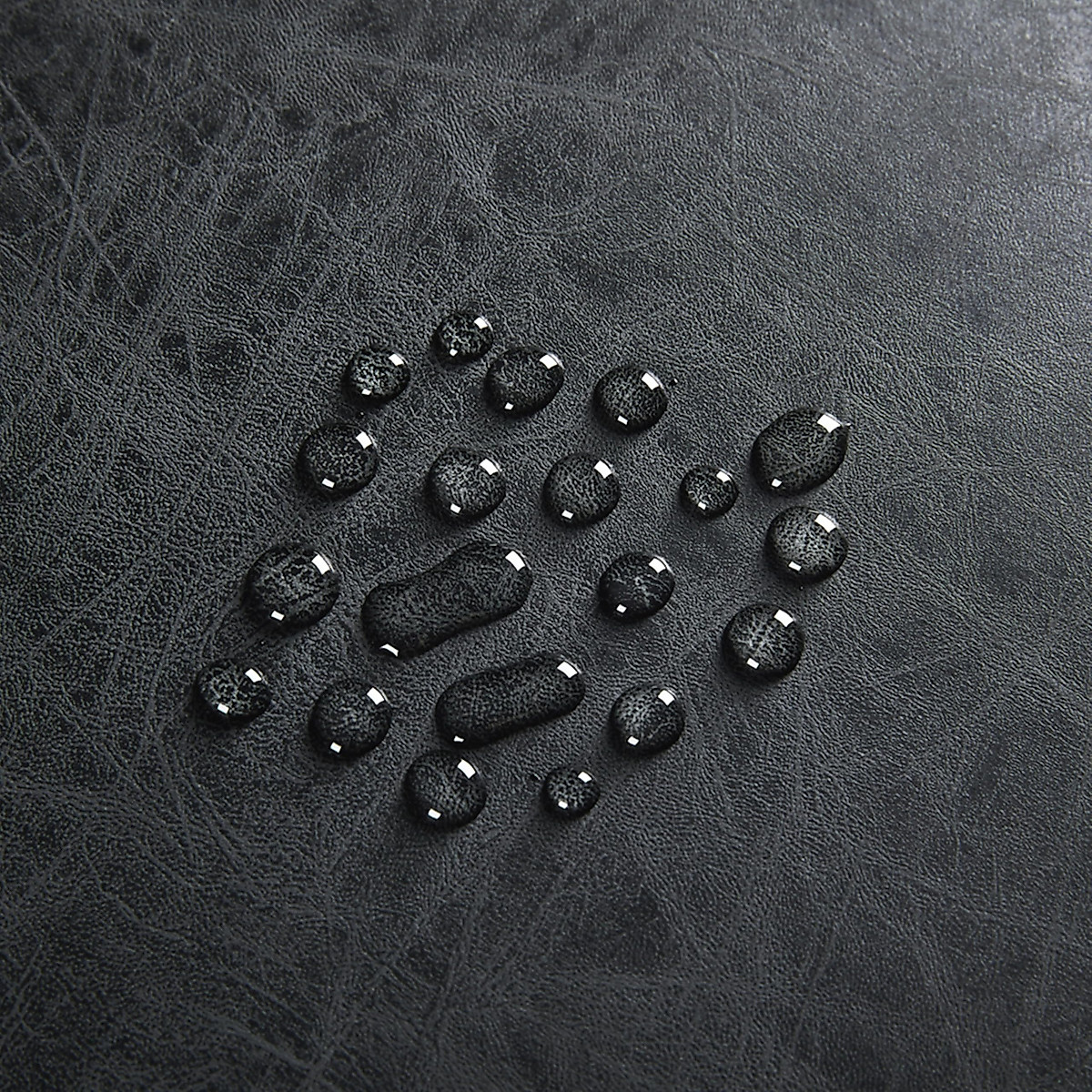 Yaheetech Counter Height Bar Stools 24'' Bar Stools Set of 2 Leather Bar Chairs Modern Upholstered Barstools with Back for Kitchen Counter, Dark Gray