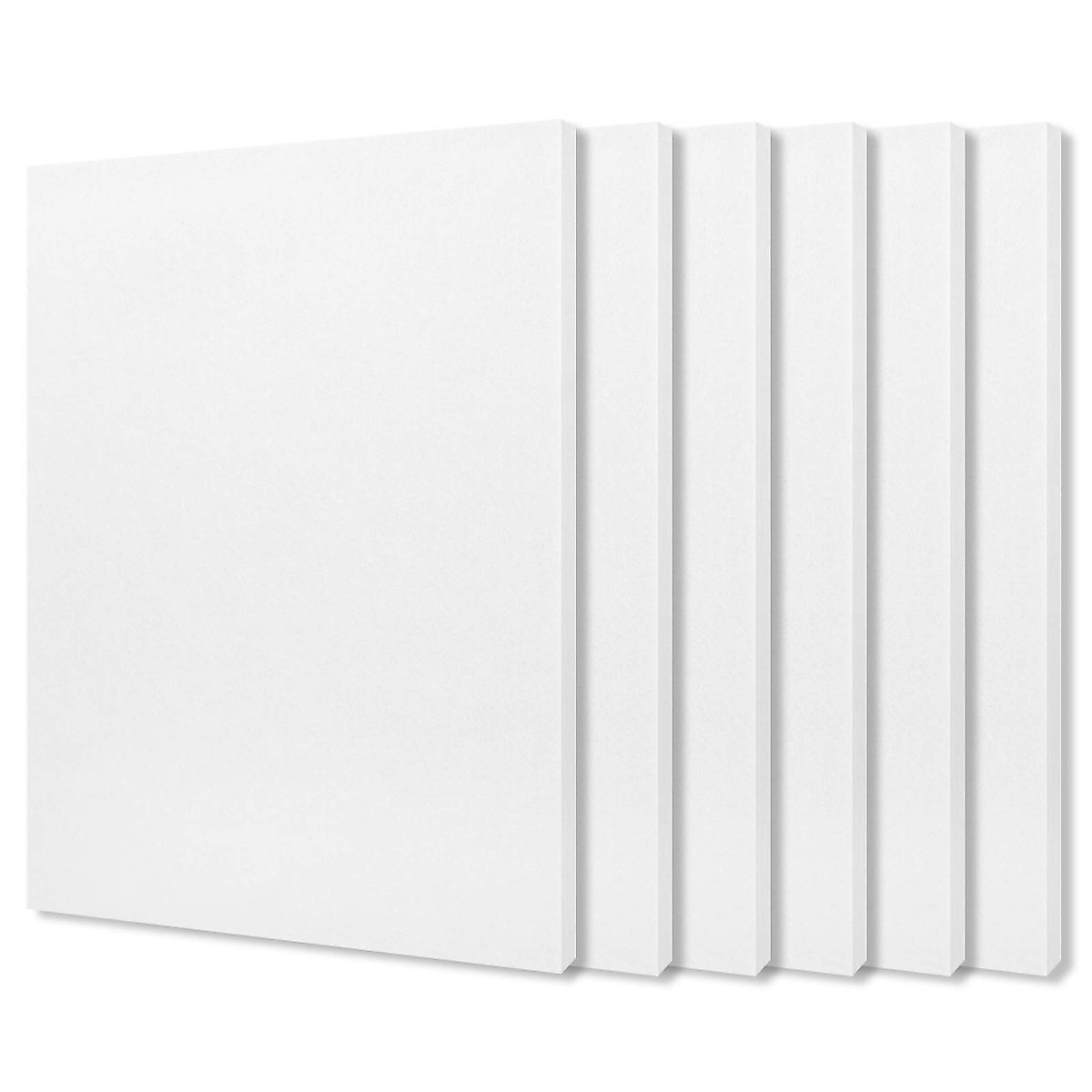 BXI Sound Absorber - 16 X 12 X 3/8 Inches 6 Pack High Density Acoustic Absorption Panel, Sound Absorbing Panels Reduce Echo Reverb, Tackable Acoustic Panels for Wall and Ceiling Acoustic Treatment