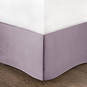 Comfort Spaces Cozy Comforter Set-Modern Classic Design All Season Down Alternative Bedding, Matching Shams, Bedskirt, Decorative Pillows, Queen, Kashmir Paisley Purple 8 Piece