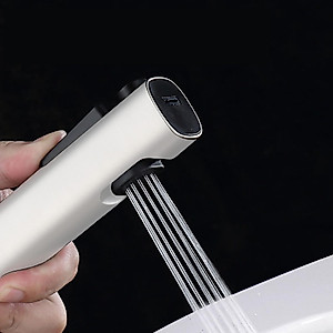 Generic Home/Hotel Tap Bidet, Shattaf, Two Spray Modes Shattafa Set with 3meters Hose and Universal Adapter for taps 13-24mm Diameter. Suitable for Toilet Sprayer, Maternity/Baby Care, Travel, White