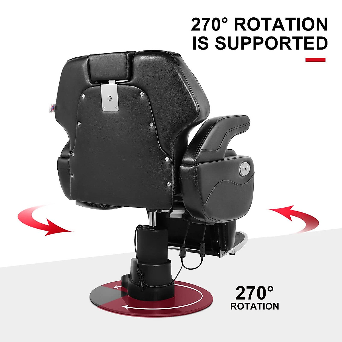 Artist hand Electric Barber Chair, Electric Chair, Lifting Recline Chair, Beauty Salon Chair All Purpose Hydraulic Beauty Salon Styling Chair