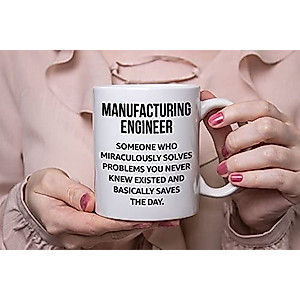 Funny Definition Mug, Manufacturing Engineer, Engineer Graduation, Engineering Graduates, Christmas, Sarcastic Mugs, Gag Gifts for Students Graduating from College University Mug 11oz 15oz
