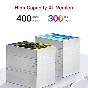 245XL 246XL Combo Pack Replacement for Canon Ink Cartridges 245 and 246 PG-245XL CL-245XL Works with Canon Pixma MG2522 MG2920 MG2922 MX490 MX492 TR4520 TR4522 TS3322 TS3122 (1 Black,1 Tri-Color) 1