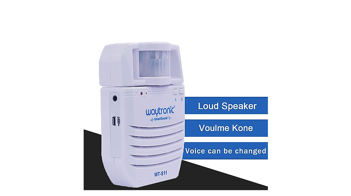 Waytronic PIR Motion Sensor Sound Player - Welcome Guests