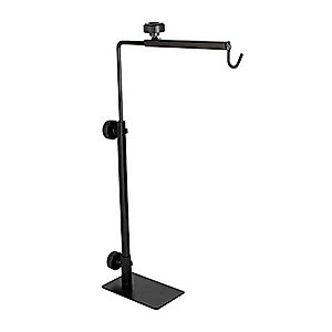 BOEESPAT Reptile Lamp Stand Adjustable Metal Lamp- Light Holder Stand Landing Lamp Stand Bracket for Reptile Glass Terrarium Amphibians and Lizards, Turtles and Snakes and Other Cold-Blooded Animals