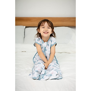 TADO MUSLIN Baby Sleep Sack 2-4 T Boys & Girls Wearable Blanket 100% Organic Cotton 0.5 TOG Toddler Sleeping Sack 2- Way Zipper X-Large