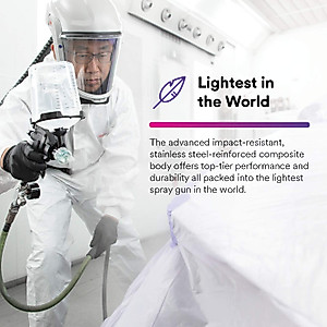 3M Performance Gravity HVLP Atomizing Head Variety Kit, 26730, Sizes 1.2, 1.3, 1.4, 1.6, 1.8, 2.0, for use Performance Spray Gun PPS 2.0 Paint Cups, Pack of 6, Black