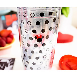 Disney Minnie Mouse Travel Tumbler with Slide Close Lid | Holds 20 Ounces