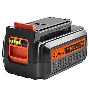 40V Lithium Battery for Black and Decker 3.0Ah Battery Replacement for LBX2040 LBXR36 LBXR2036 LST540 LCS1240 LBX1540 LST136W Compatible with Black Decker 40V Cordless String Trimmer Mower Tools