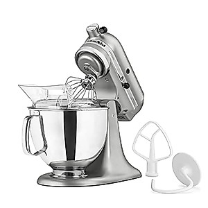 KitchenAid KSM150PSCU Artisan Series 5-Qt. Stand Mixer with Pouring Shield - Contour Silver