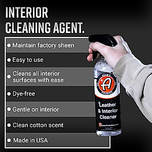 Adam's Polishes Leather & Interior Cleaner, 16oz