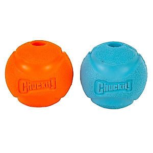 Chuckit! Medium Fetch Ball 2.5", 2 Pack (Colors Vary)