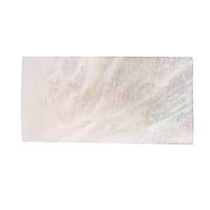 Musiclily Pro Natural Mother of Pearl Guitar Inlay Material Blank Sheet 50x25x2mm, White Pearl