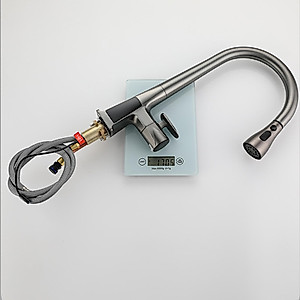 Ksunun Touchless Kitchen Faucet with Pull Down Sprayer, Kitchen Sink Faucet, Pull-Down Sprayer Kitchen Faucets with Temperature Display, Kitchen Sink Faucets, Pull Down Faucet for Kitchen Sink