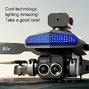 Mini Drone with Camera-Drone with 4k HD Fpv Camera Remote Control Toys Gifts for Boys Girls with Altitude Hold Headless Mode Start Speed (Black)