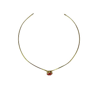 Treasure Gurus Ruby Royal Crown Princess Tiara Jeweled Wedding Party Headband Gold