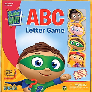 Briarpatch | Super WHY! ABC Letter Game, Includes Finger Puppets, Ages 3+