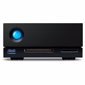 LaCie 1big Dock, 10TB, External Hard Drive, HDD Docking Station, Thunderbolt 3, 7.200 RPM, Enterprise Class Drives, for Mac and PC Desktop, 5 Year Rescue Services (STHS10000800)
