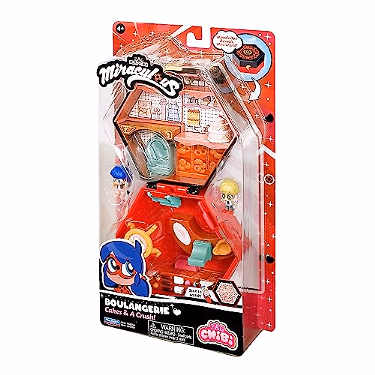 Miraculous Chibi Boulangerie: Cakes & A Crush Miracle Box Playset