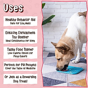 Zoomie Butter Hip & Joint Dog Peanut Butter Spread Supplement, All Natural Dog Treat. Human Grade & Safe Anti Inflammatory Puppy Food, Peanuts & Turmeric for Pain, Stiffness, Grown & Made in USA