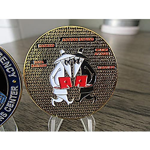 Central Intelligence Agency Information Operations Center IOC CIA Cyber Security Spy vs Spy Challenge Coin