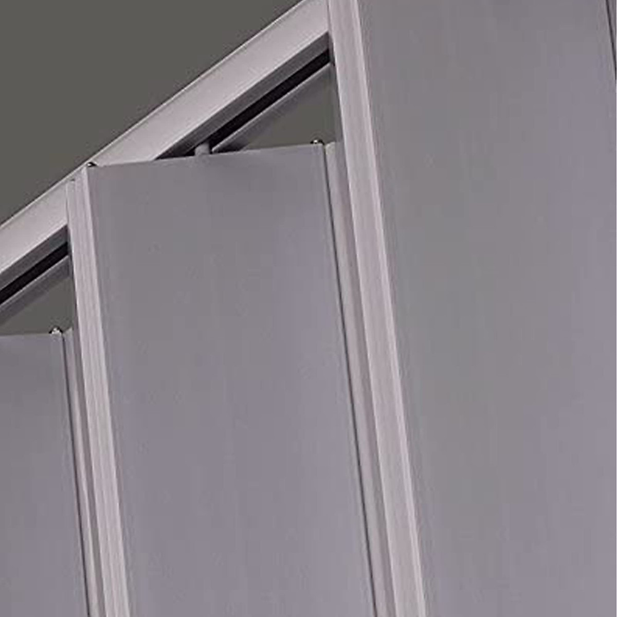 LTL Home Products EL4880S Elite Interior Accordion Folding Door, 48 x 80 Inches, Satin Silver