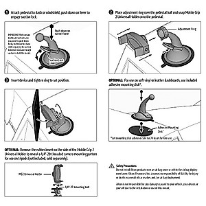 Arkon Windshield Dash Sticky Suction Phone Car Mount for iPhone 7 6S 6 Plus 7 6S 6 Galaxy S7 S6 Retail Black