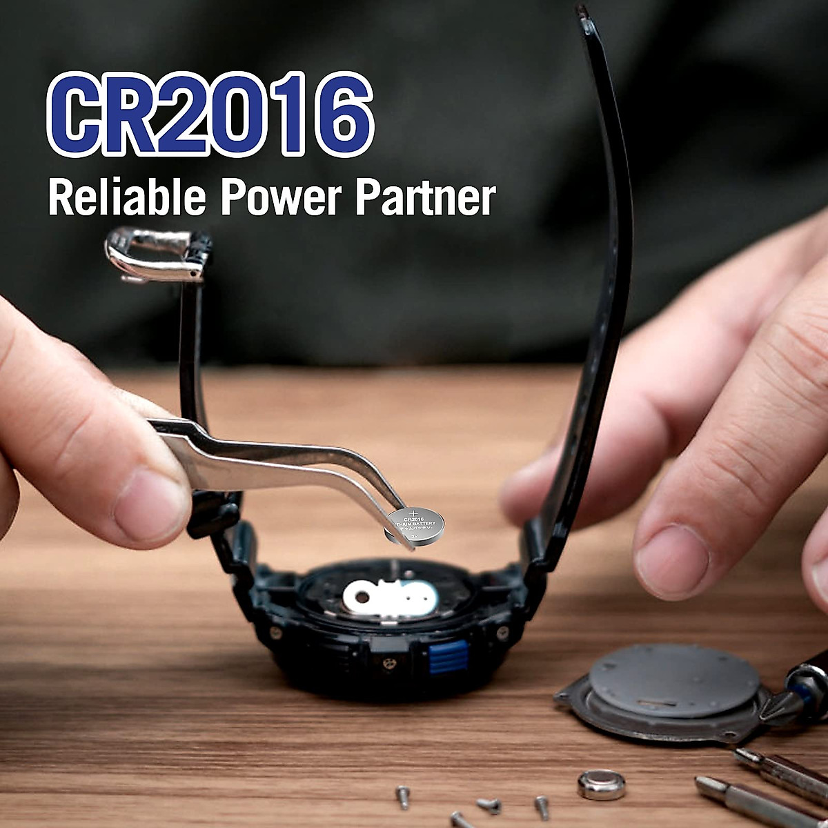 WANZELONYO CR2016 Battery CR2016 3V Lithium Button Cell 100 Count