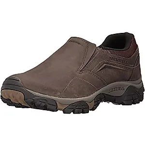 Merrell Men's Moab Adventure MOC Hiking Shoe, Dark Earth, 9 M US
