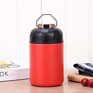 YUBUTUP Thermos Vacuum Insulated Cold Hot Food Soup Lunch Jar Container with Spoon for Kids Adults, 21 Ounce