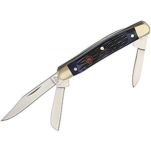 Hen & Rooster HR303BLPB-BRK Small Stockman Blue Pick Bone