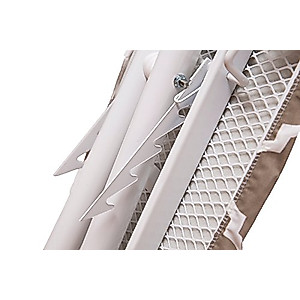 Mabel Home Ironing Board, Made in Europe by Mabel Home, Adjustable Height, Extra Thick Heavy Duty Padded Cover, Extra Cover Included (3 Different Models & Sizes) (T-Leg (53" x 14"))