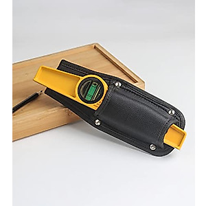 RONGPRO 10 Inch Aluminum Die-Cast Magnetic Torpedo Level, Professional Magnetic Scaffolding Spirit Level, Torpedo Level with Rare Earth Magnet 250MM and Holster