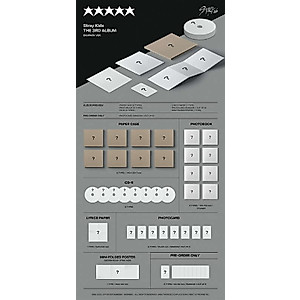 (5-STAR) Stray Kids Album [Digipack ver. (8 Members Full Set)]+Pre Order Benefits+BolsVos K-POP Inspired Digital Planner, Digital Sticker Pack (THE 3RD ALBUM)