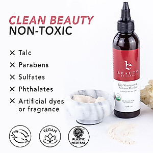 Organic Dry Shampoo Powder - USA Made with Natural Ingredients, Volumizing Powder for Hair Volume, Best Natural Dry Shampoo for Volume, Absorbs Oil & Freshens Hair, Travel-Friendly & Non-Aerosol