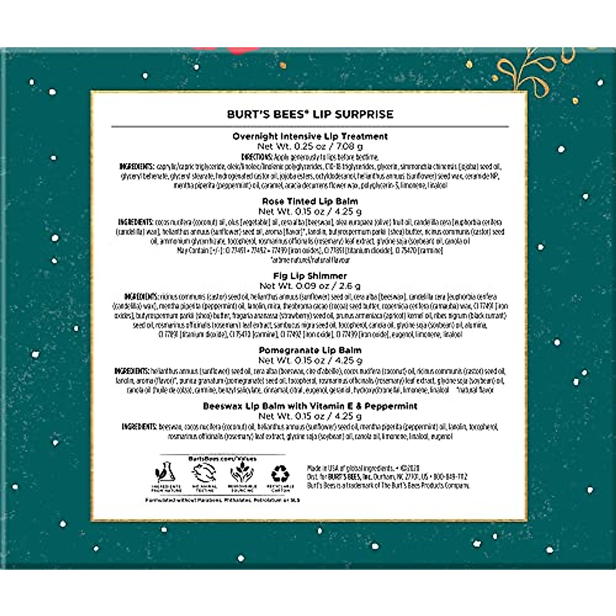 Burt’s Bees Lip Surprise Set
