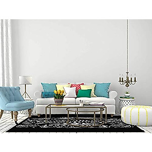 Black Ouija Area Rugs Non-Slip Floor Mat Doormats Home Runner Rug Carpet for Bedroom Indoor Outdoor Kids Play Mat Nursery Throw Rugs Yoga Mat