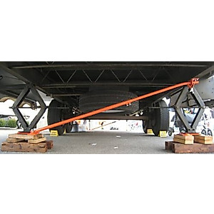 SteadyFast Stabilizer for 5th Wheels, Travel, and Camper Trailers Without Auto Leveling - 2 Foot Plates- Item A