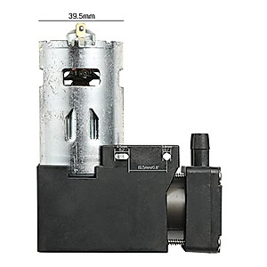 Genmitsu Mini Electrical Vacuum Pump Air Compressor DC24V 42W 85kPa 40L/min, Perfect for Genmitsu CNC Aluminum 3018 Vacuum Table