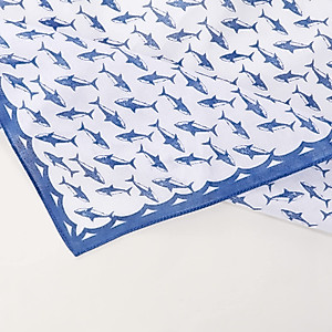 HOULIFE Women Cotton Handkerchiefs, 5/10 Pieces Soft Ladies Handkerchieves Assorted with Cartoon Pattern 15.7 x 15.7” (Mixed-5pcs)