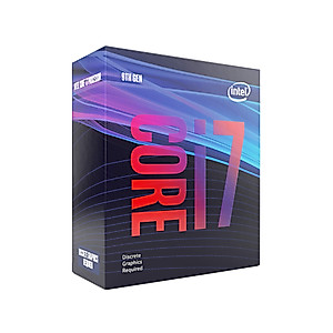 Intel Core i7-9700F Desktop Processor 8 Core 3 GHz speed (Up to 4.7 GHz) Without Processor Graphics LGA1151 300 Series 65W (BX80684I79700F)