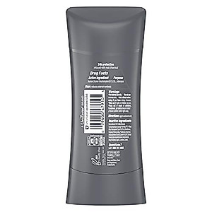 DOVE MEN + CARE Antiperspirant Deodorant Charcoal 4 Count Antiperspirant Natural Inspired Deodorant for Men 2.6 OZ