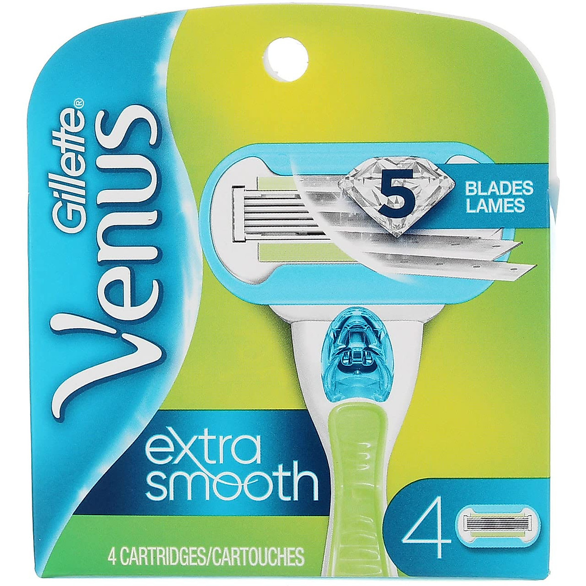 Venus Embrace Women's Razor Refill Cartridges (4 COUNT x 3 Pack)
