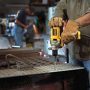 DEWALT Electric Drill, Mid Handle Grip, 1/2-Inch, 10-Amp (DWD215G)