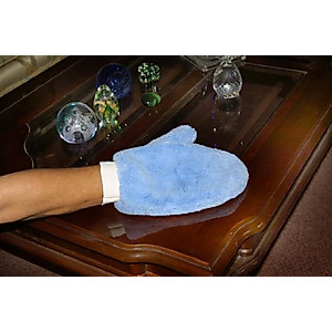 Eurow Microfiber Terry Weave Mitt with Thumb (2-Pack)