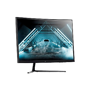Monoprice Zero-G Curved Gaming Monitor - 32in, 1500R, 16:9, 2560x1440p, WQHD, 165Hz, HDMI, DisplayPort, VA Technology, Adaptive Sync