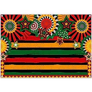 ZTHMOE 7x5ft Fabric Black History Month Backdrop African American Holiday Party Photography Background Equality Freedom BHM Festival Photo Banner Booth Flag Props