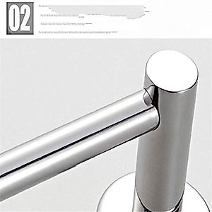 AFLHYJK Towel Rack - Contemporary Towel Bar Bath Hand Towel Holder Brushed Stainless Steel Wall Mounted Bathroom Organizer